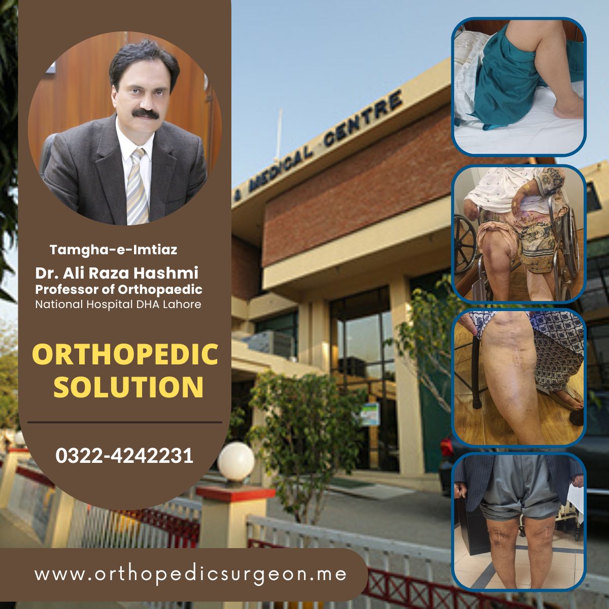 Dr. Ali Raza Hashmi – Orthopaedic Surgeon ( MBBS, FCPS (ORTH )